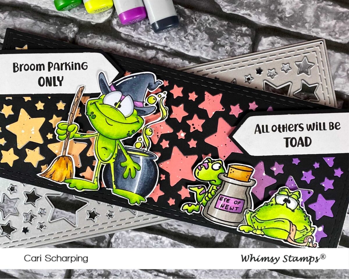 It's Like Toadally Halloween Slimline Card