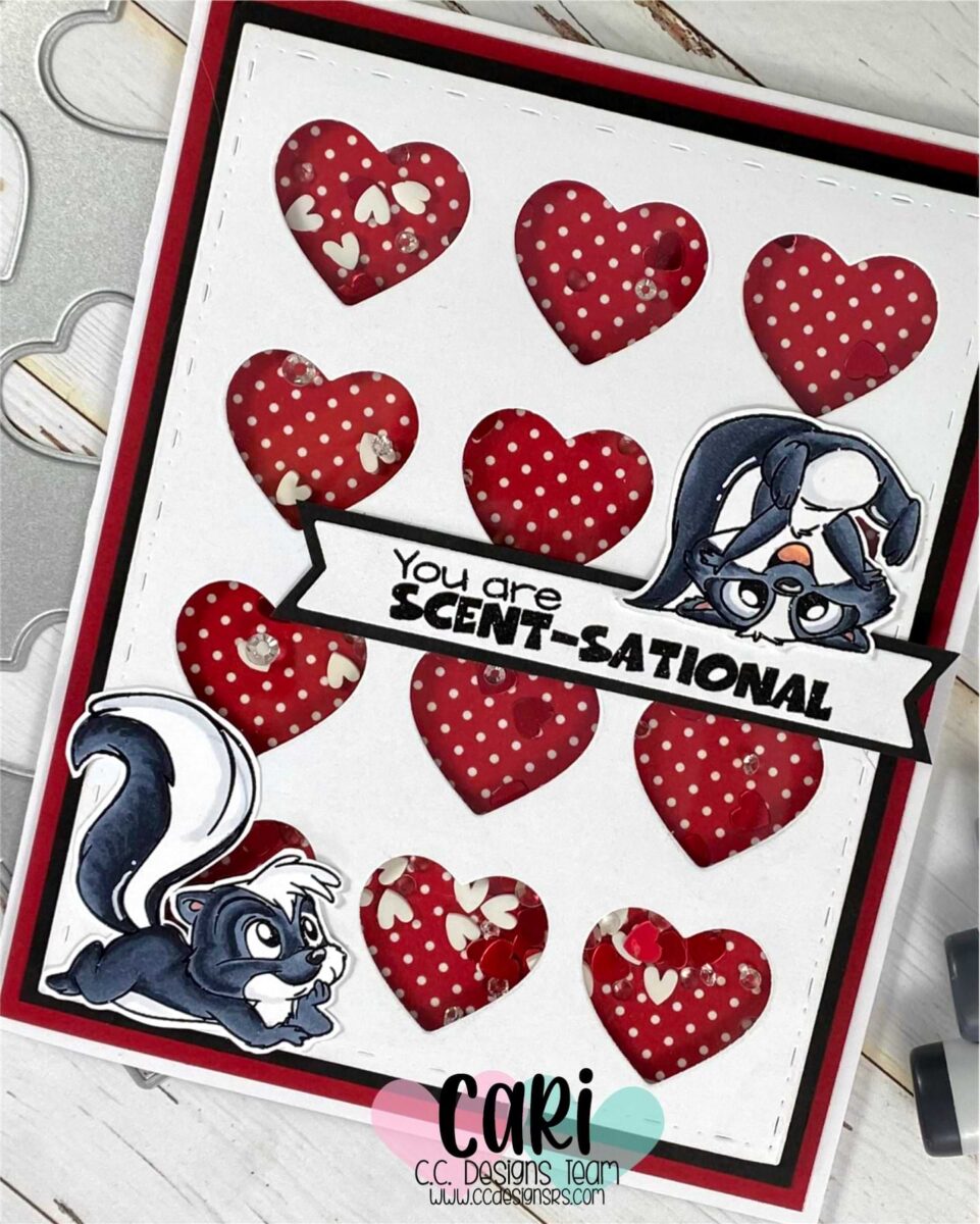 Love Stinks Handmade Birthday Card