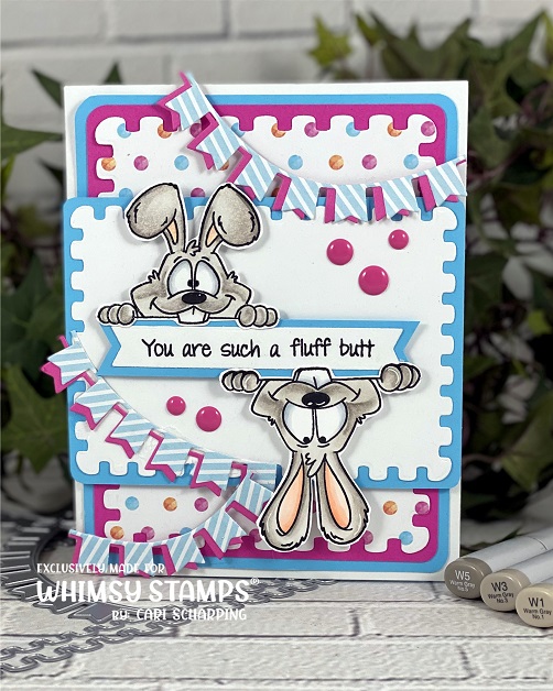 Who You Calling Fluff Butt? Handmade Birthday Card