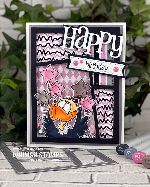 Happy Bird-Day Handmade Birthday Card