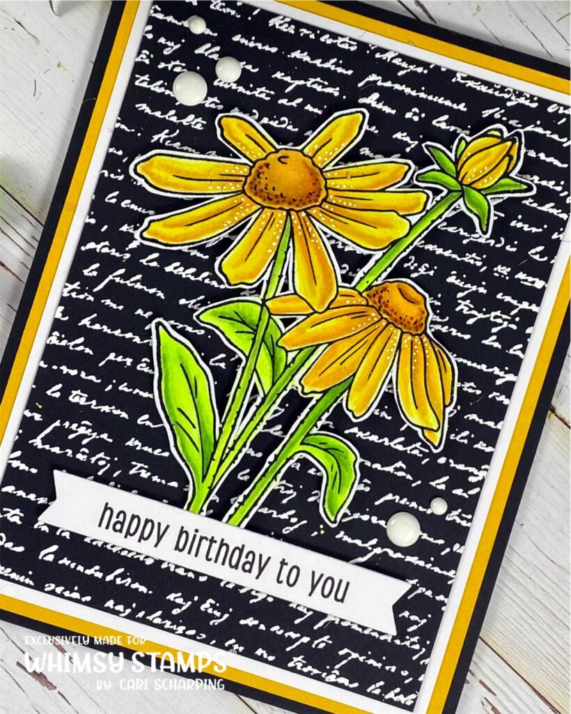 Birthday Greetings Handcrafted Birthday Card