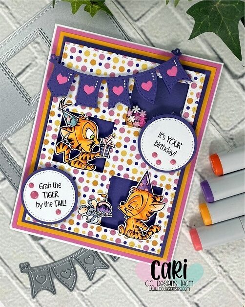 You're Terrr-rific! Handmade Birthday Card