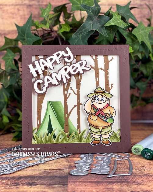 Be a Happy Camper Handmade Card