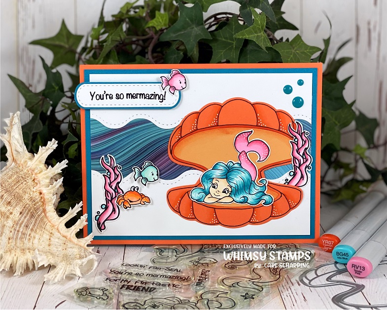 You Are So Mermazing Handmade Card