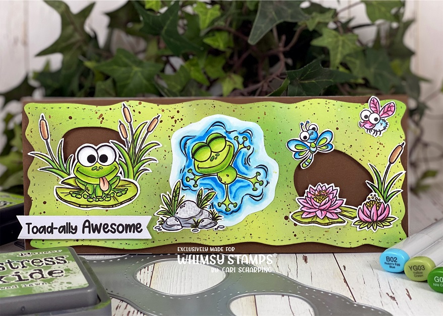 Toadally Awesome Day Handmade Birthday Card