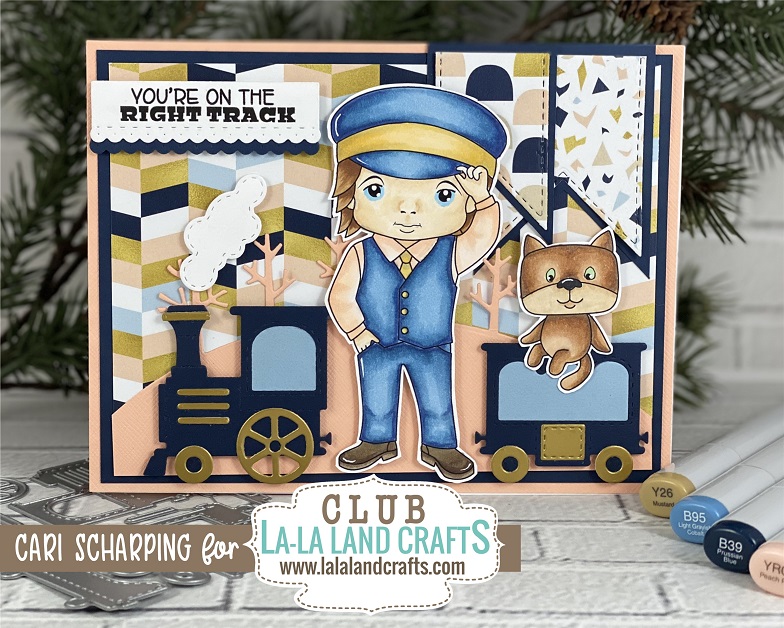 LLLC 100th Club Kit - All Aboard! Handcrafted Cards