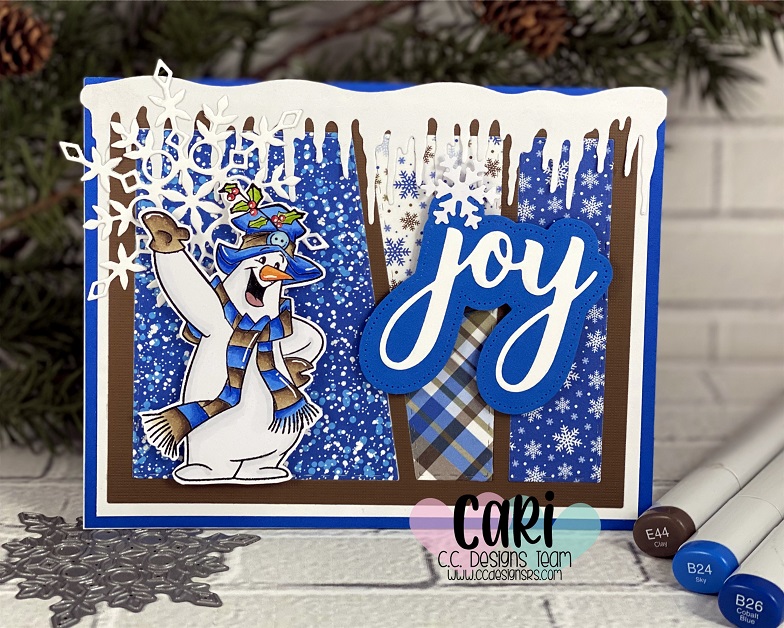 Joy to Winter Handcrafted Christmas Card