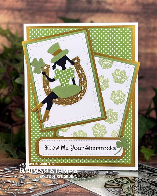 Show Me Your Shamrocks Handcrafted St. Patrick's Day Card