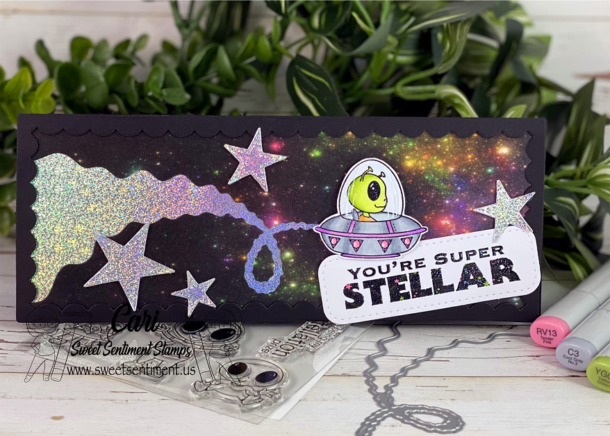 You Are Stellar! Handcrafted Card