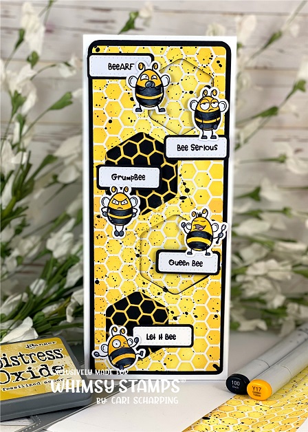 TGIF Bee Happy Handcrafted Card