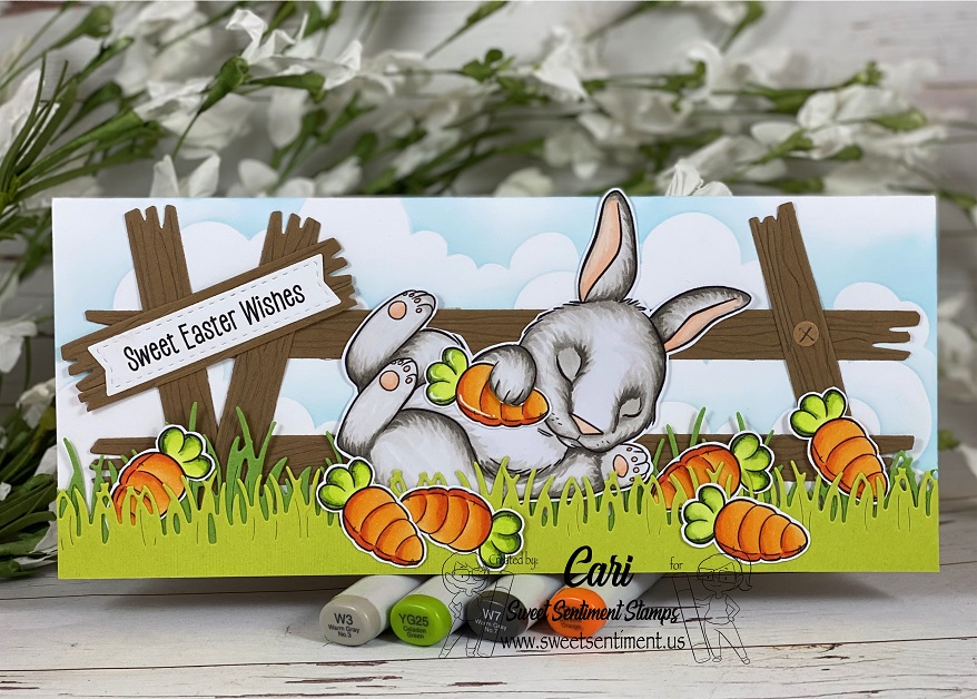 Sweet Easter Wishes Handcrafted Easter Card