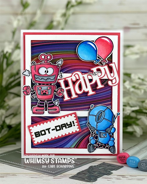 Happy BOT-day! Handcrafted Birthday Card