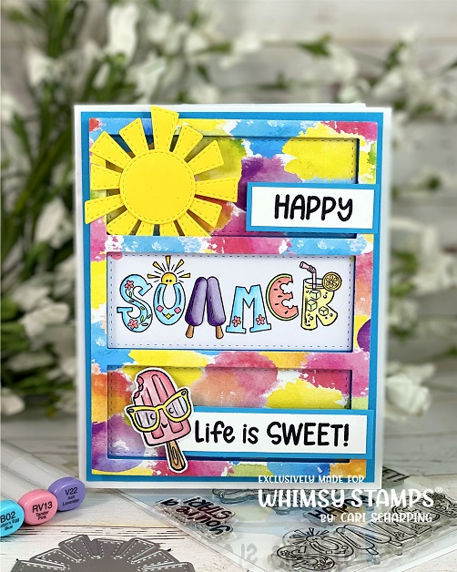 Sweet Summer Fun Handcrafted Card