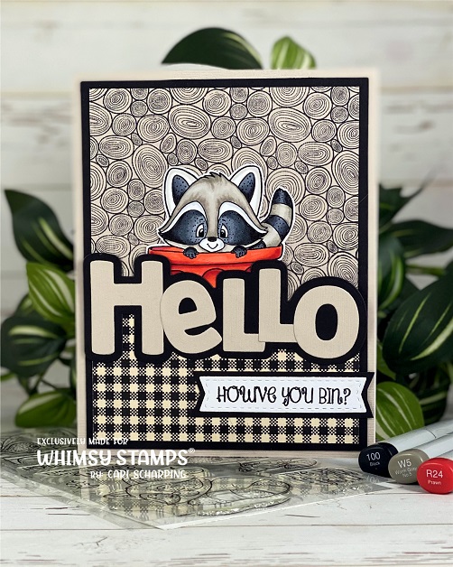 How've You Bin? Handcrafted Card