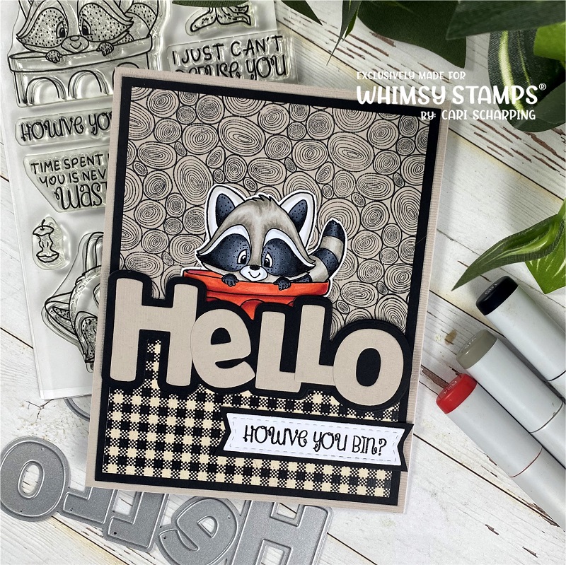 How've You Bin? Handcrafted Card