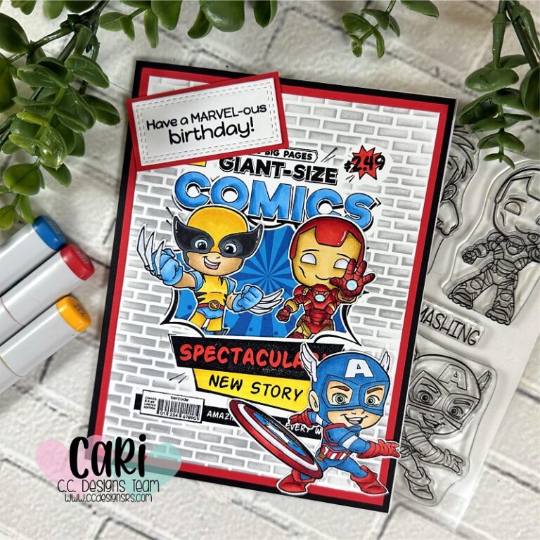 Have a MARVELous Birthday Handcrafted Card