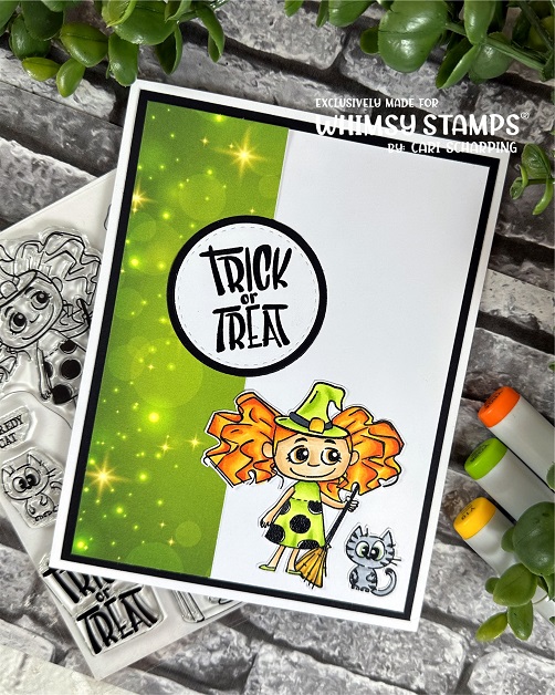 Trick or Treat Handcrafted Halloween Card
