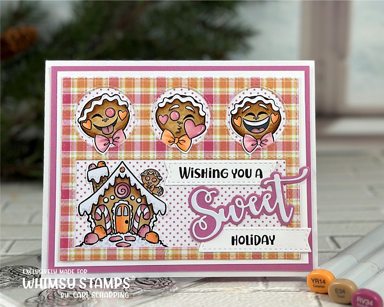 Wishing You a Sweet Holiday Handcrafted Christmas Card