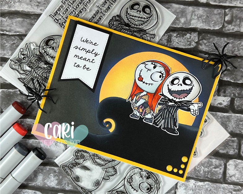 Perfect Match Handcrafted Halloween Card