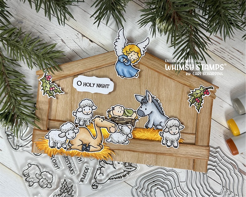 O Holy Night Handcrafted Christmas Card