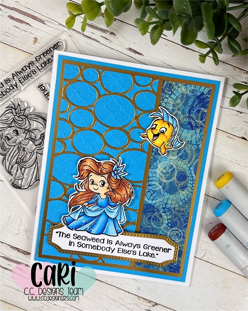 Seaweed's Always Greener Handcrafted Card