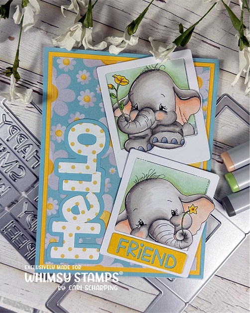 Hello Ellie Handcrafted Card