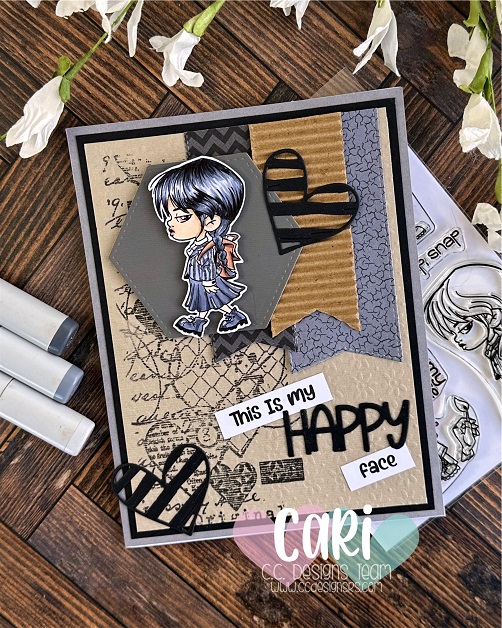 My Happy Face Handcrafted Card