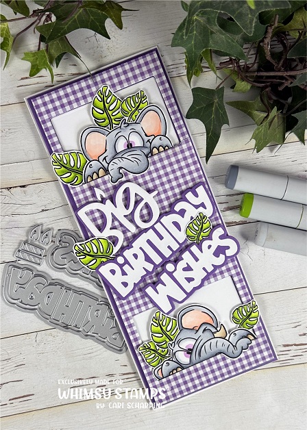 BIG Birthday Wishes Handcrafted Birthday Card