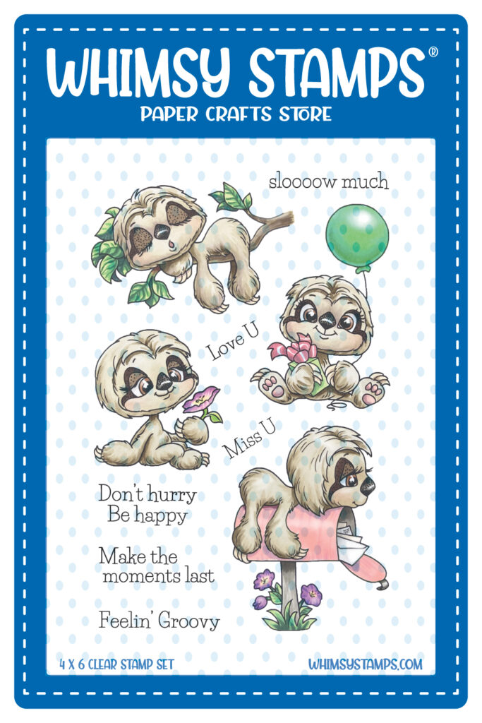 Missing You Sloooow Much Handcrafted Card