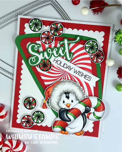 Sweetest Holiday Wishes Handcrafted Christmas Card