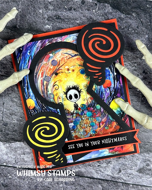 You are Entering Another Dimension Handmade Halloween Card