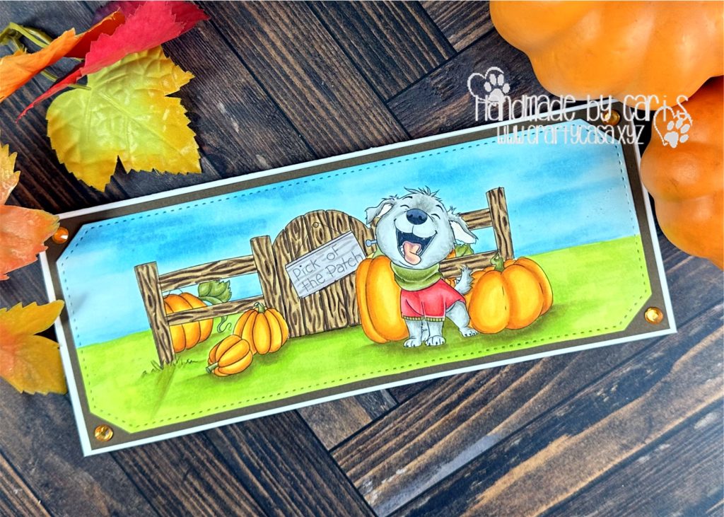 Yappy Fall Handcrafted Autumn Card
