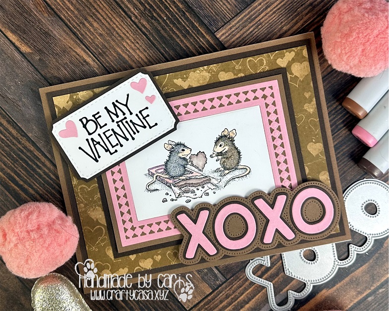 Be Mine...Chocolate Handcrafted Valentine's Day Card