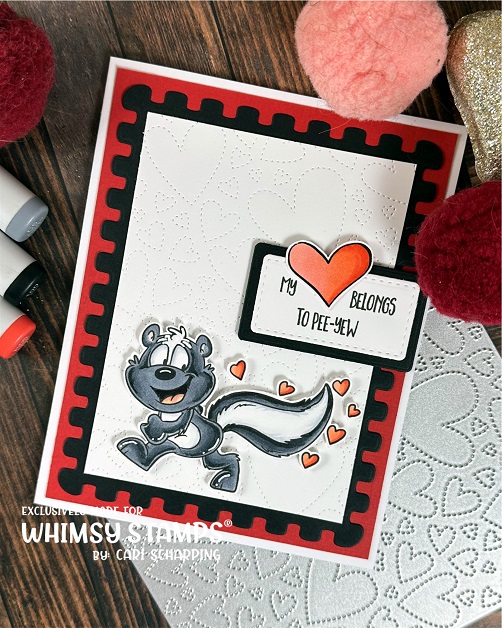 To Pee-Yew and Only Pee-Yew Handcrafted Card