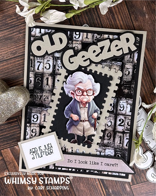 You Old Geezer Handcrafted Birthday Card